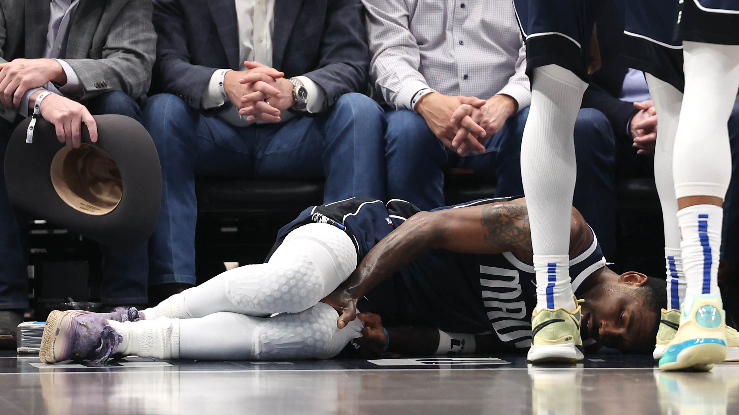 Mavericks star Kyrie Irving out for season with torn ACL in left knee ...