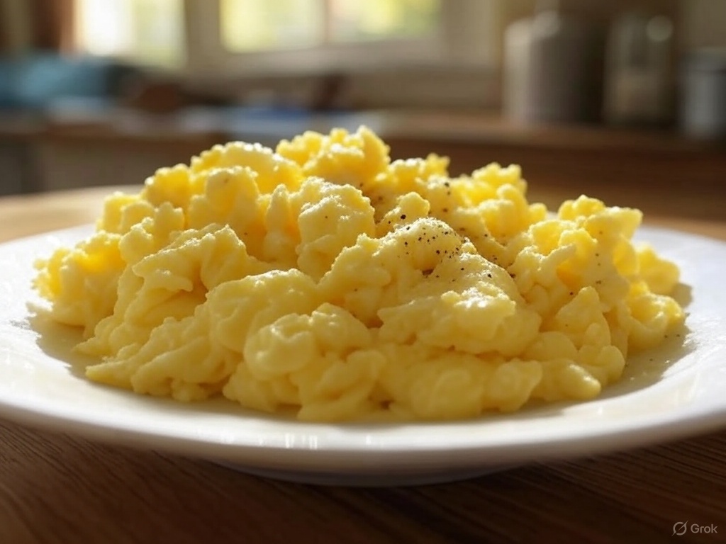Anthony Bourdain’s Creamy Scrambled Eggs Hack with Sour Cream