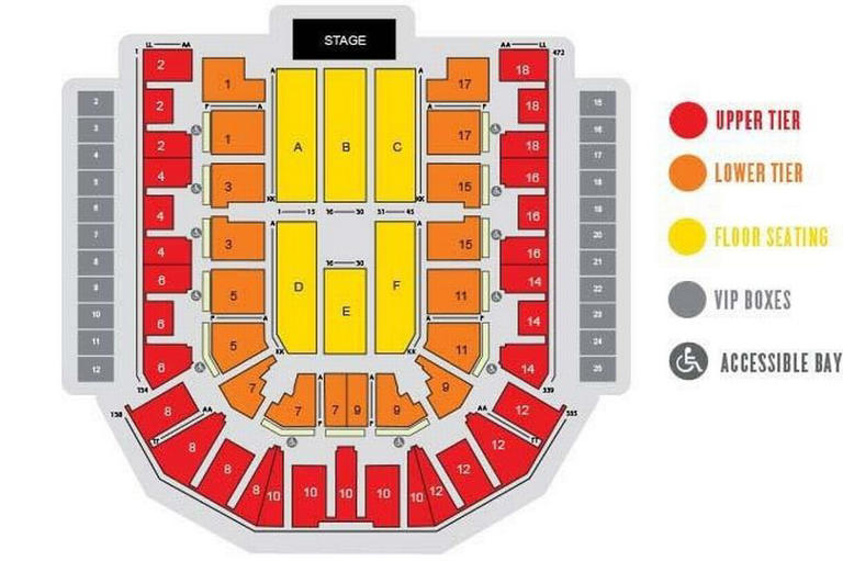 Five at Liverpool's M&S Bank Arena seating plan, capacity and map for ...