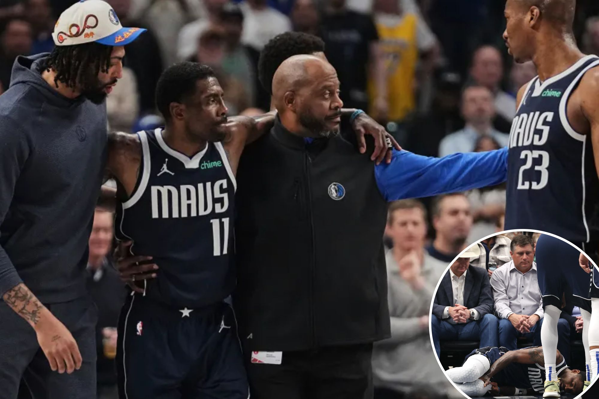 Mavericks lose Kyrie Irving for season to torn ACL in brutal injury blow