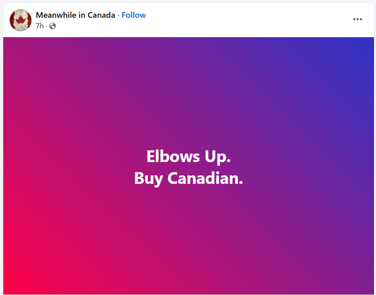 Elbows up, Canada! In the face of Trump tariffs, call to arms hits ...