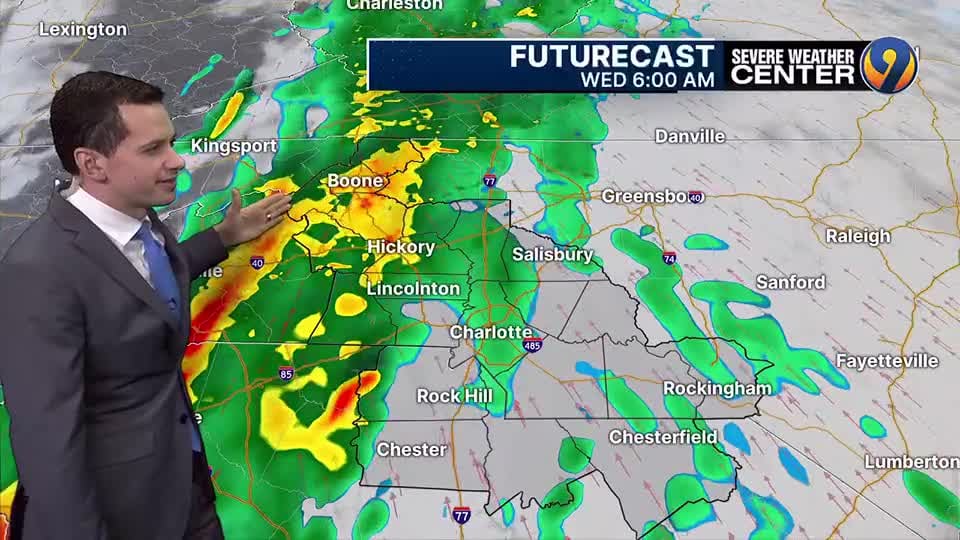 Tuesday afternoon forecast update with Meteorologist Joe Puma