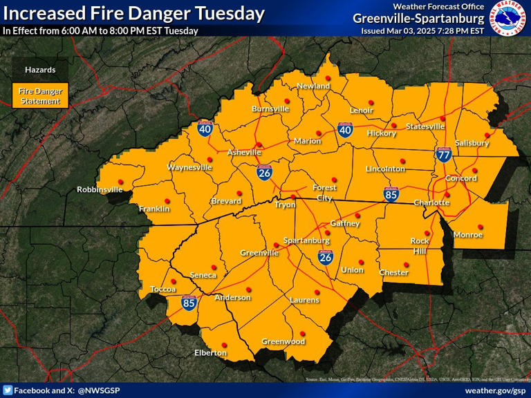 Carolina wildfires latest: One arrested and another cited with illegal ...