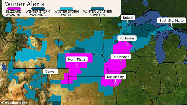 Life-threatening weather warnings issued across swath of US TODAY