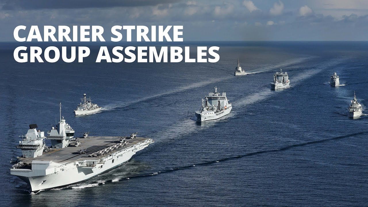NATO Exercise: Carrier Strike Group Forms Up for Joint Operations