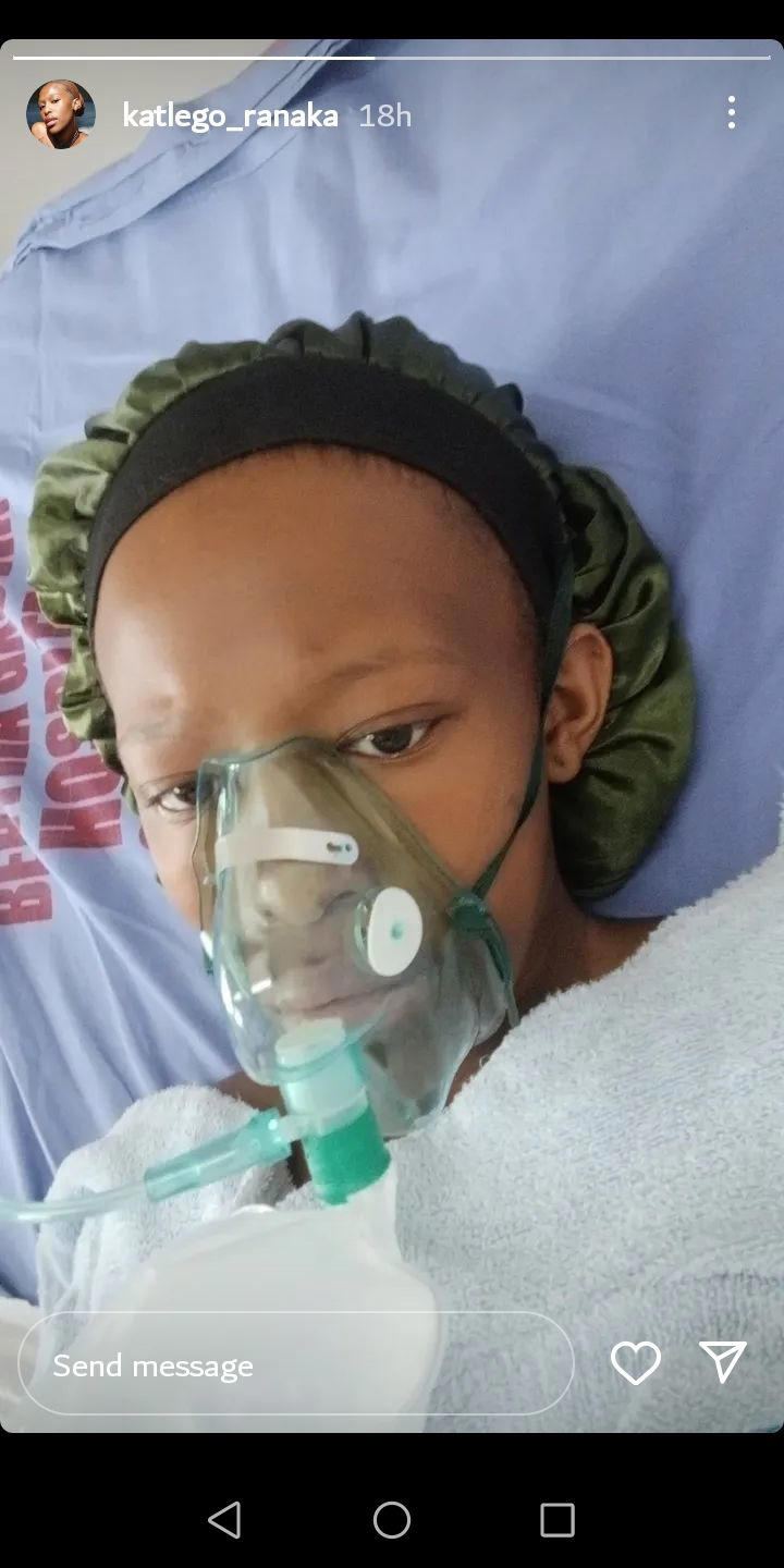 The Ranakas share Katlego’s pic in hospital before her death