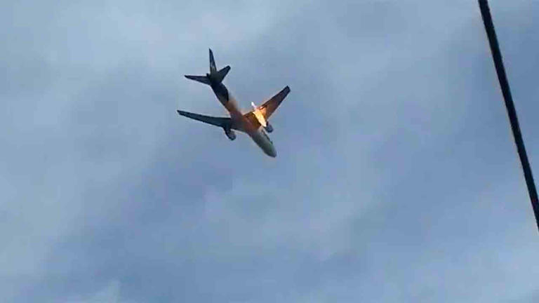 Video: Engine Fire on FedEx Boeing 767 Forces Aircraft to Return to ...