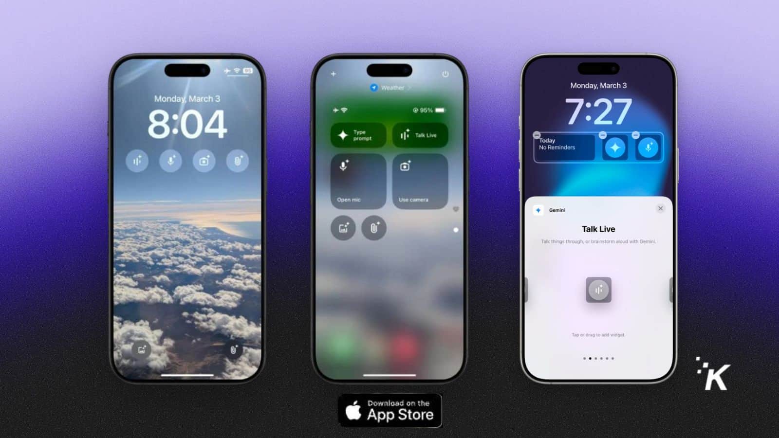 Google brings Gemini lockscreen widgets to iPhone