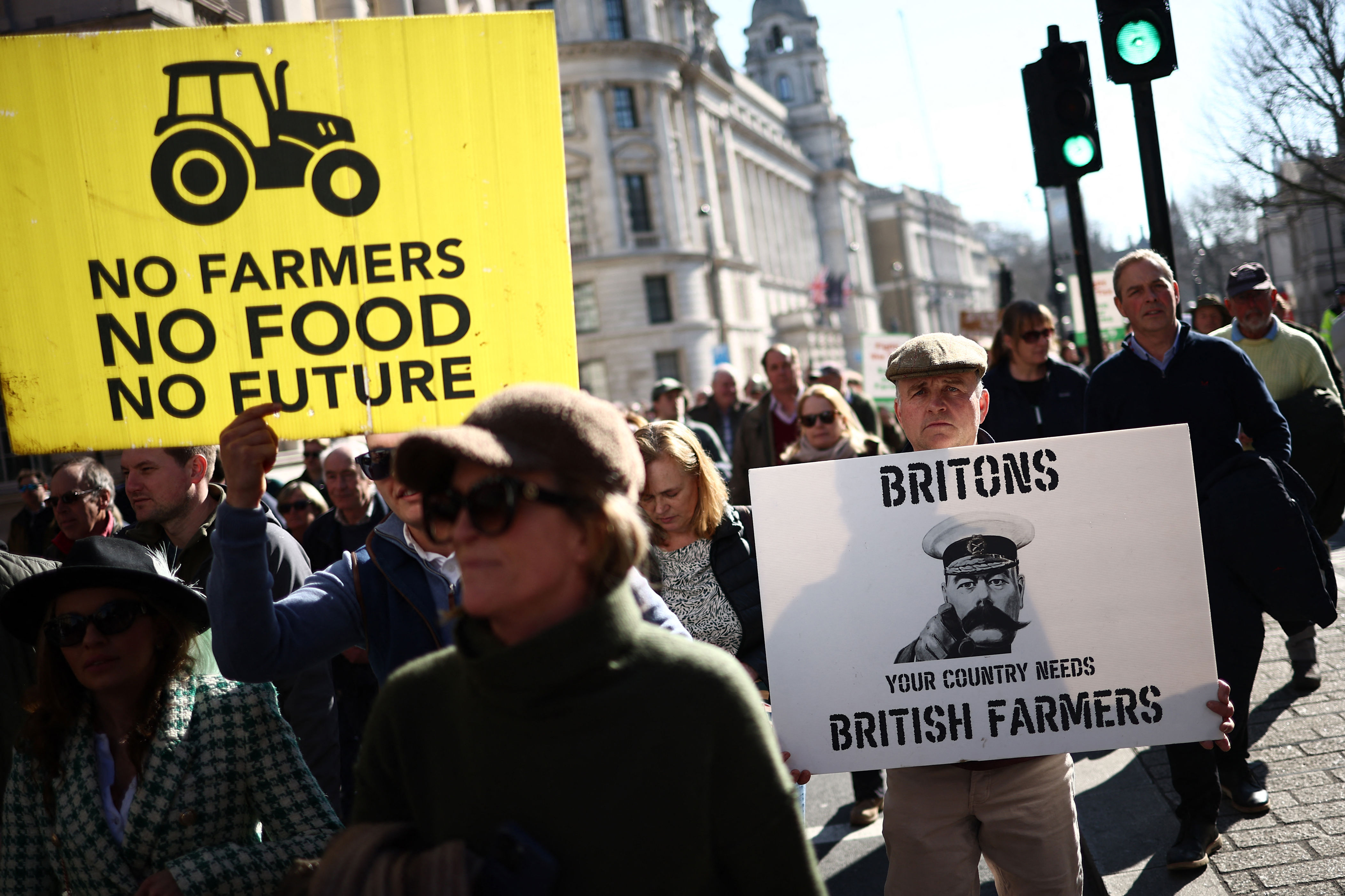 'Forsake the pancake' - Flipped-off farmers stage Pancake Day protest ...