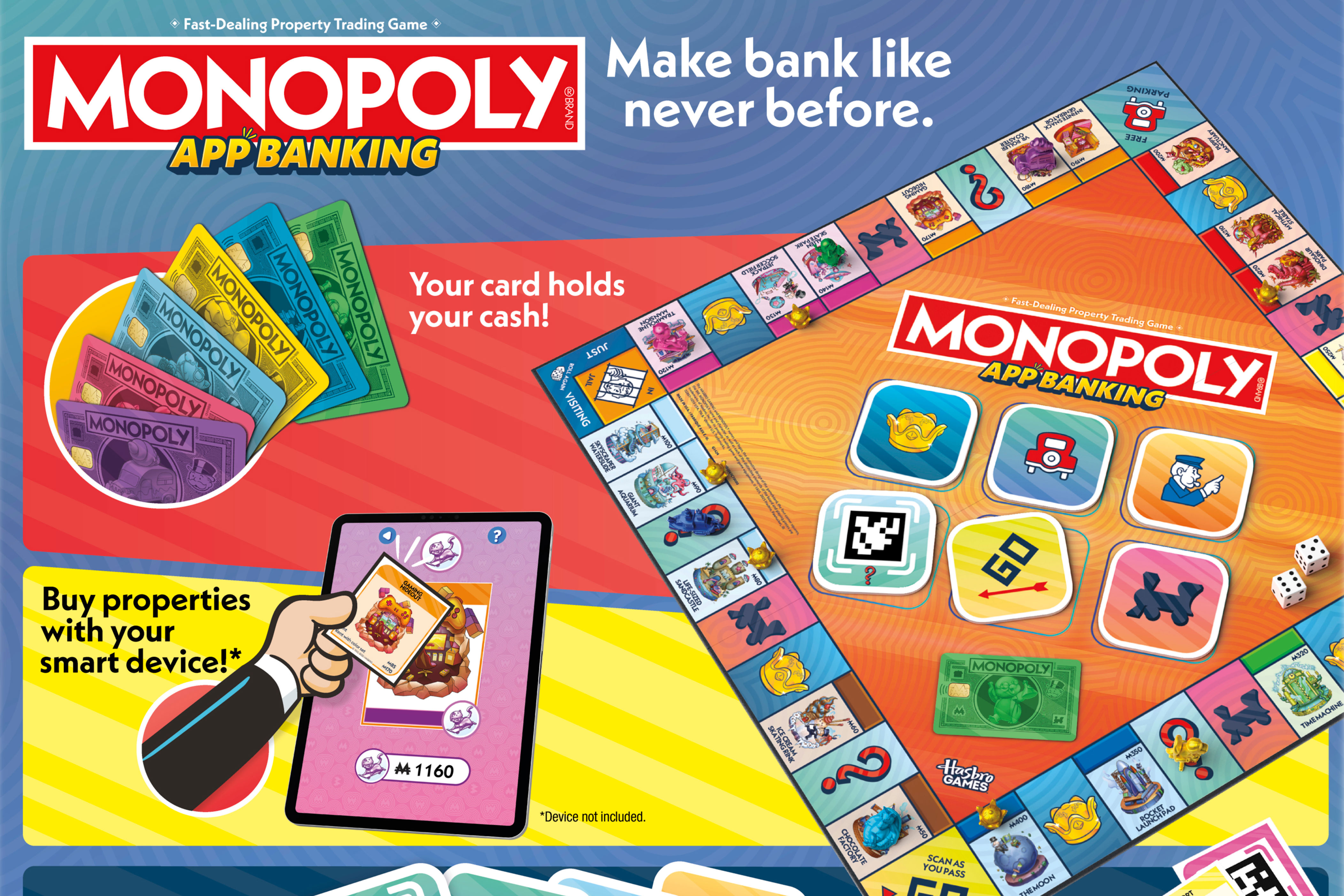 A new version of Monopoly replaces cash and math with a mobile app