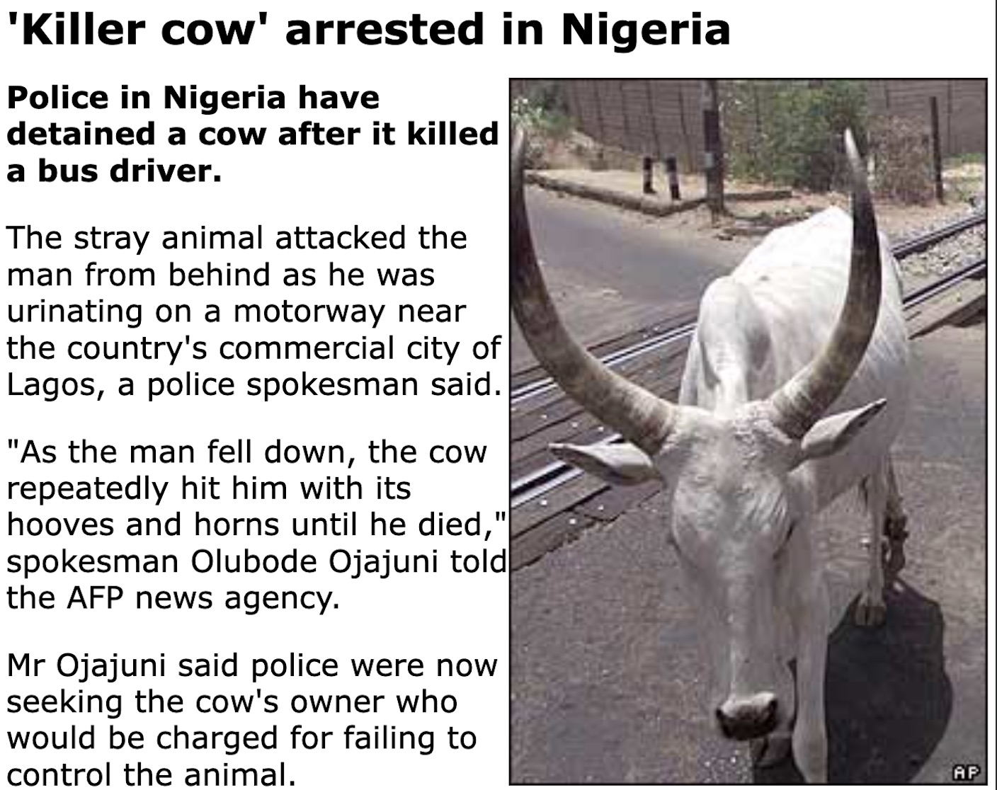 15 Criminal Animals on the Run from the Law