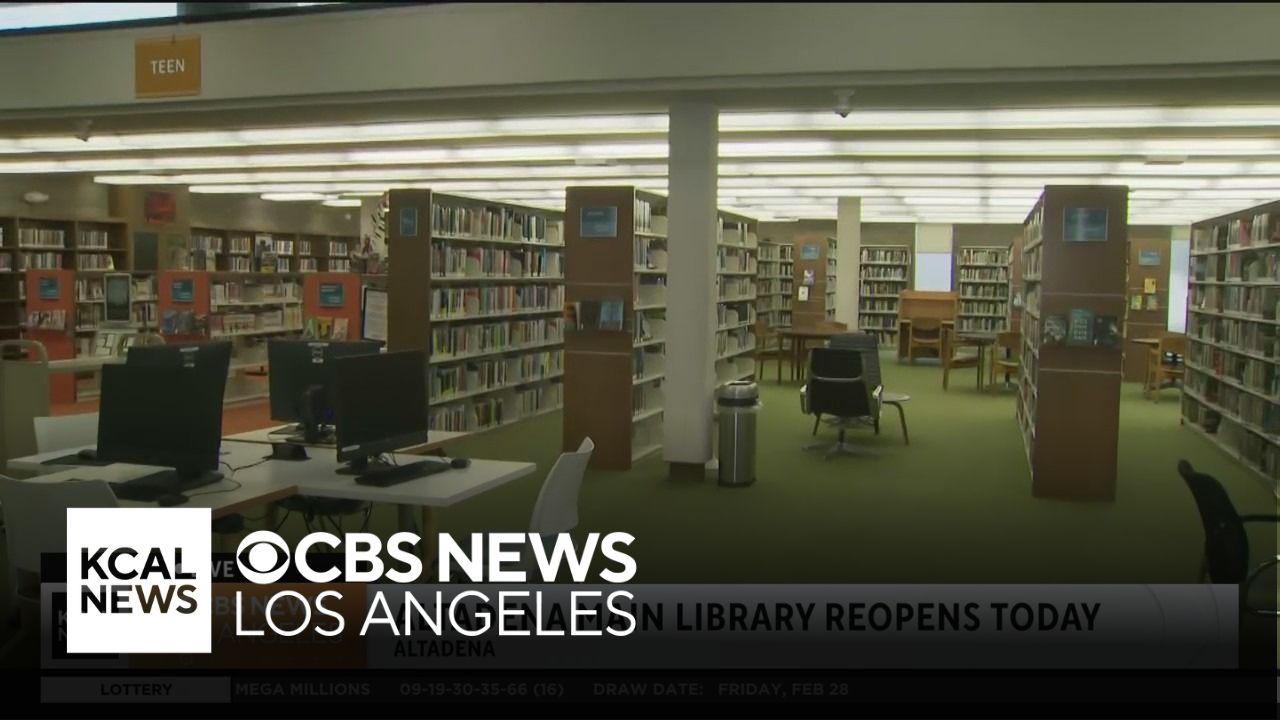 Altadena library opens its doors following the Eaton Fire