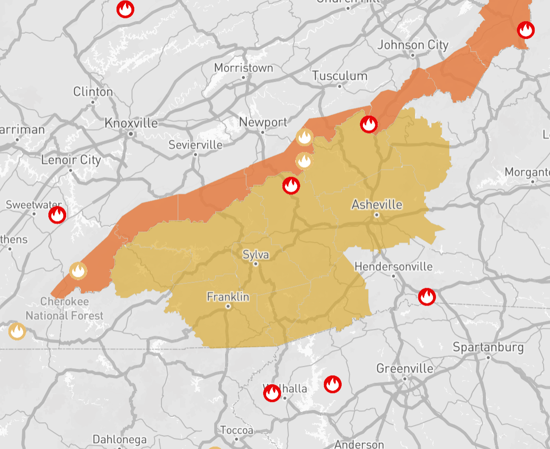 Buncombe burn ban extended due to 'extreme fire danger': what to know