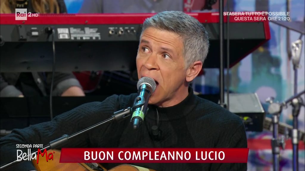 Marco Morandi canta "Anna e Marco" - BellaMa' 04/03/2025