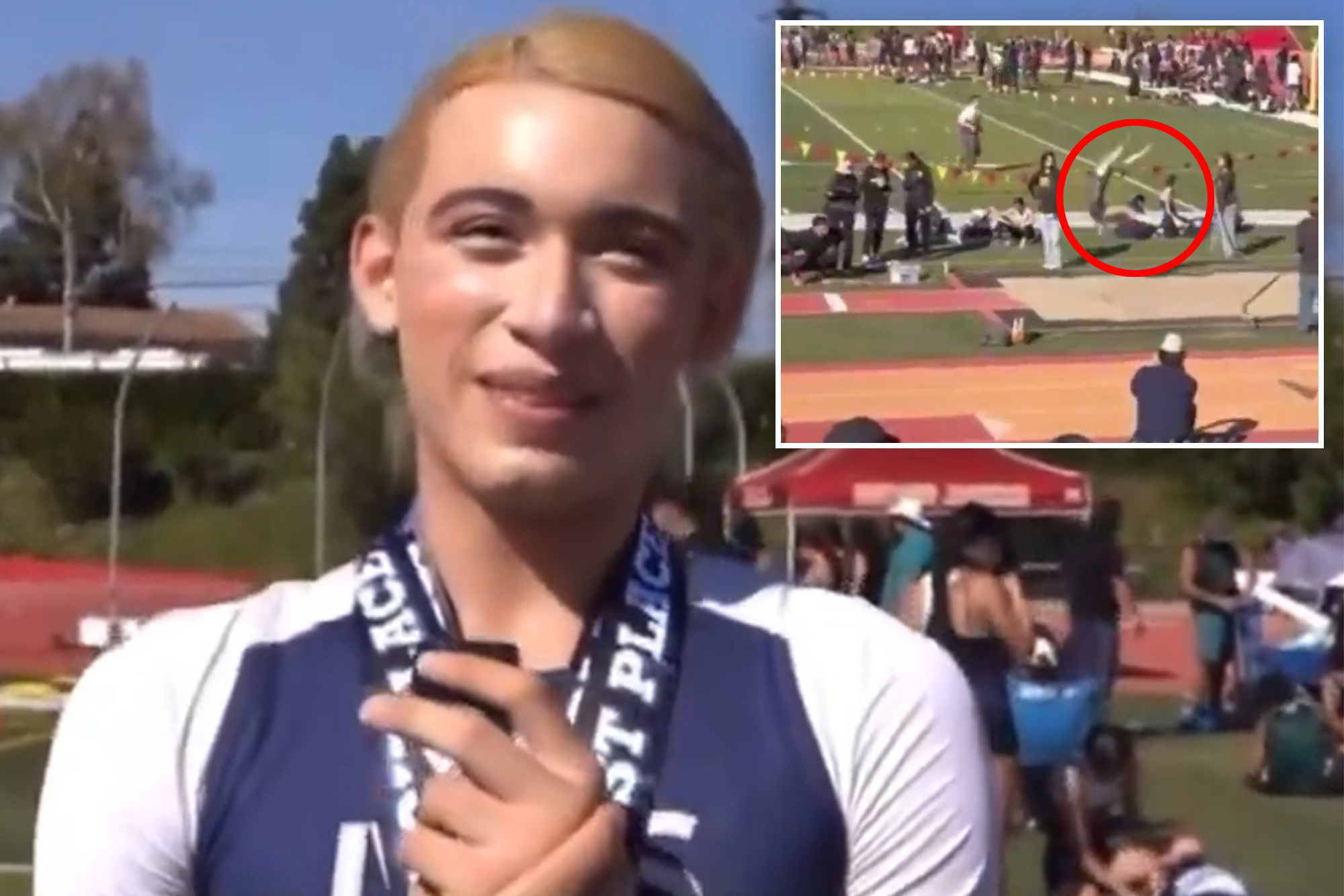 Trans high school track star sparks fury after winning girls’ triple ...