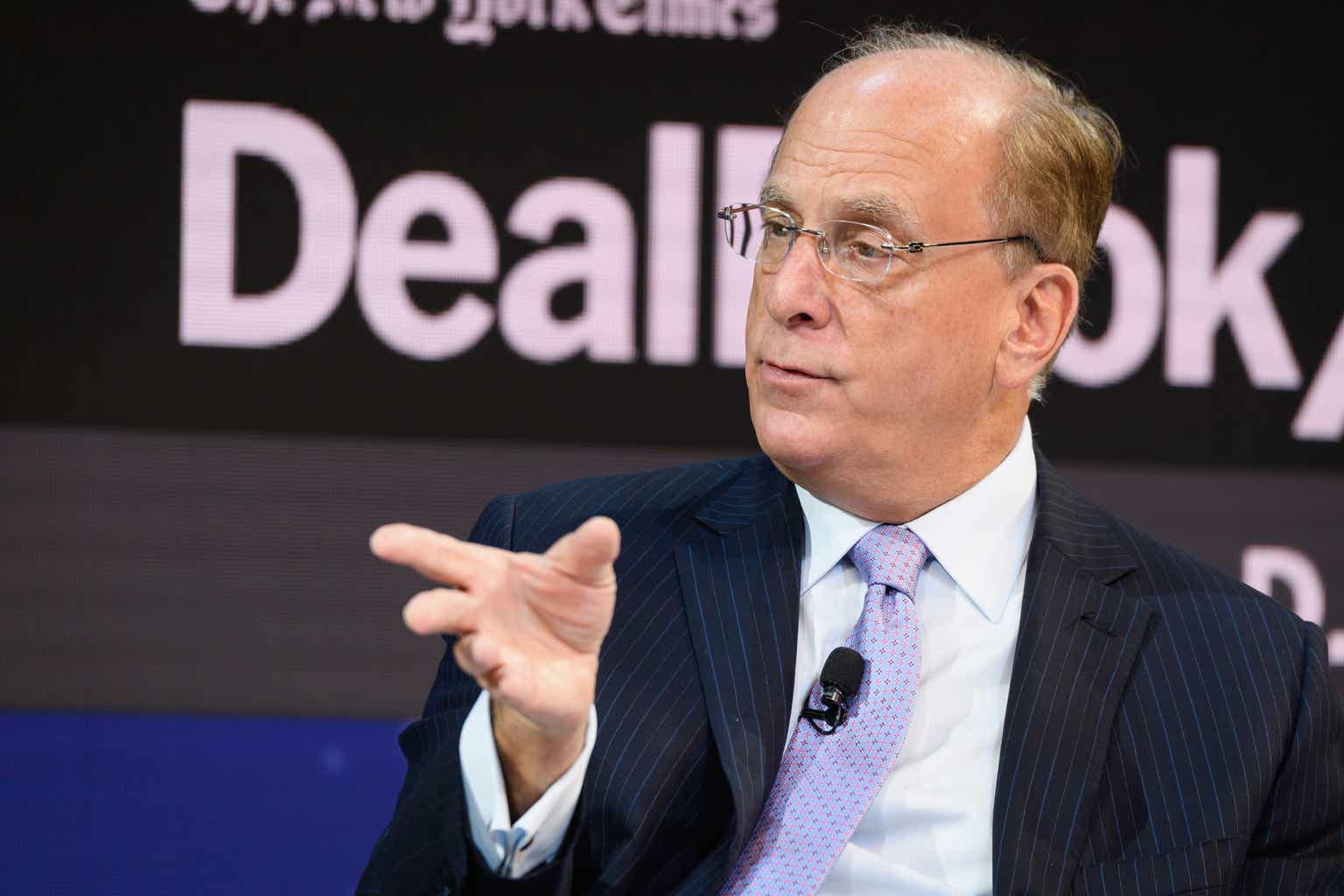 'The world is fine. The US will be fine,' BlackRock's Larry Fink says