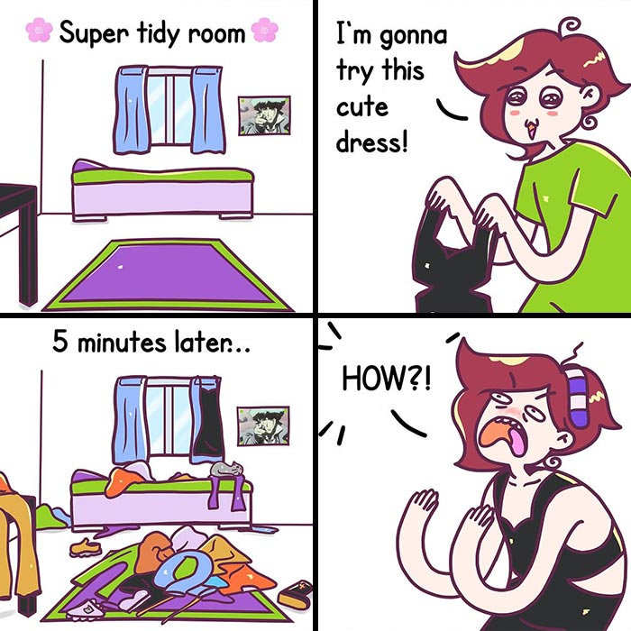 24 Comics That Perfectly Capture Girly Experiences By This Artist