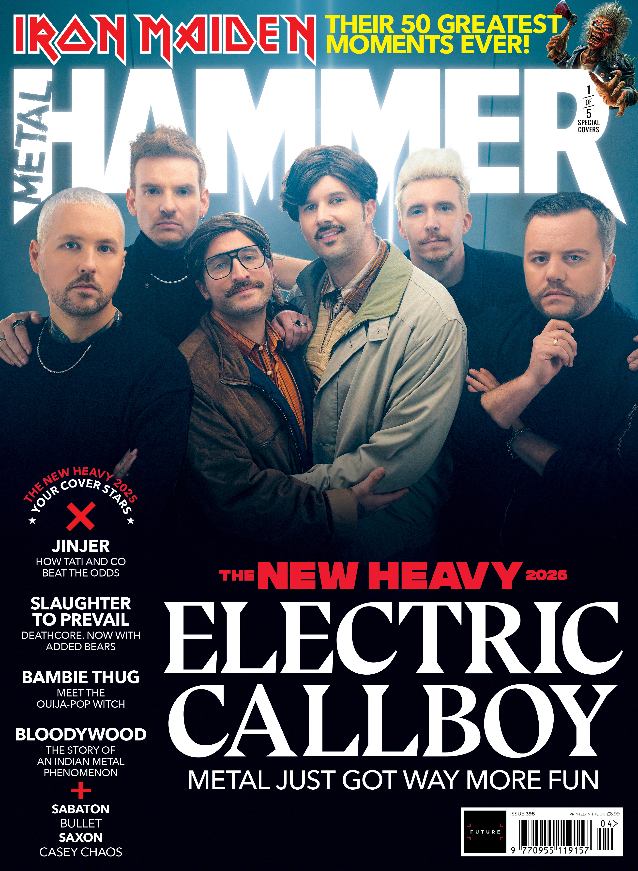The new issue of Metal Hammer features FIVE cover to choose from ...