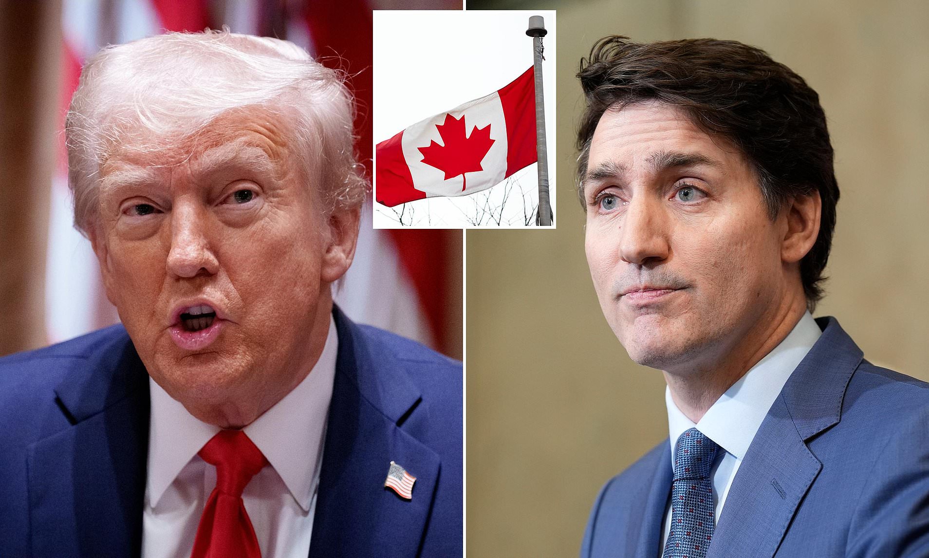 Trump's ferocious response on tariffs after Trudeau's insults