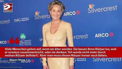 Sharon Stone fühlt sich mit 66 in ihrem Körper wohl