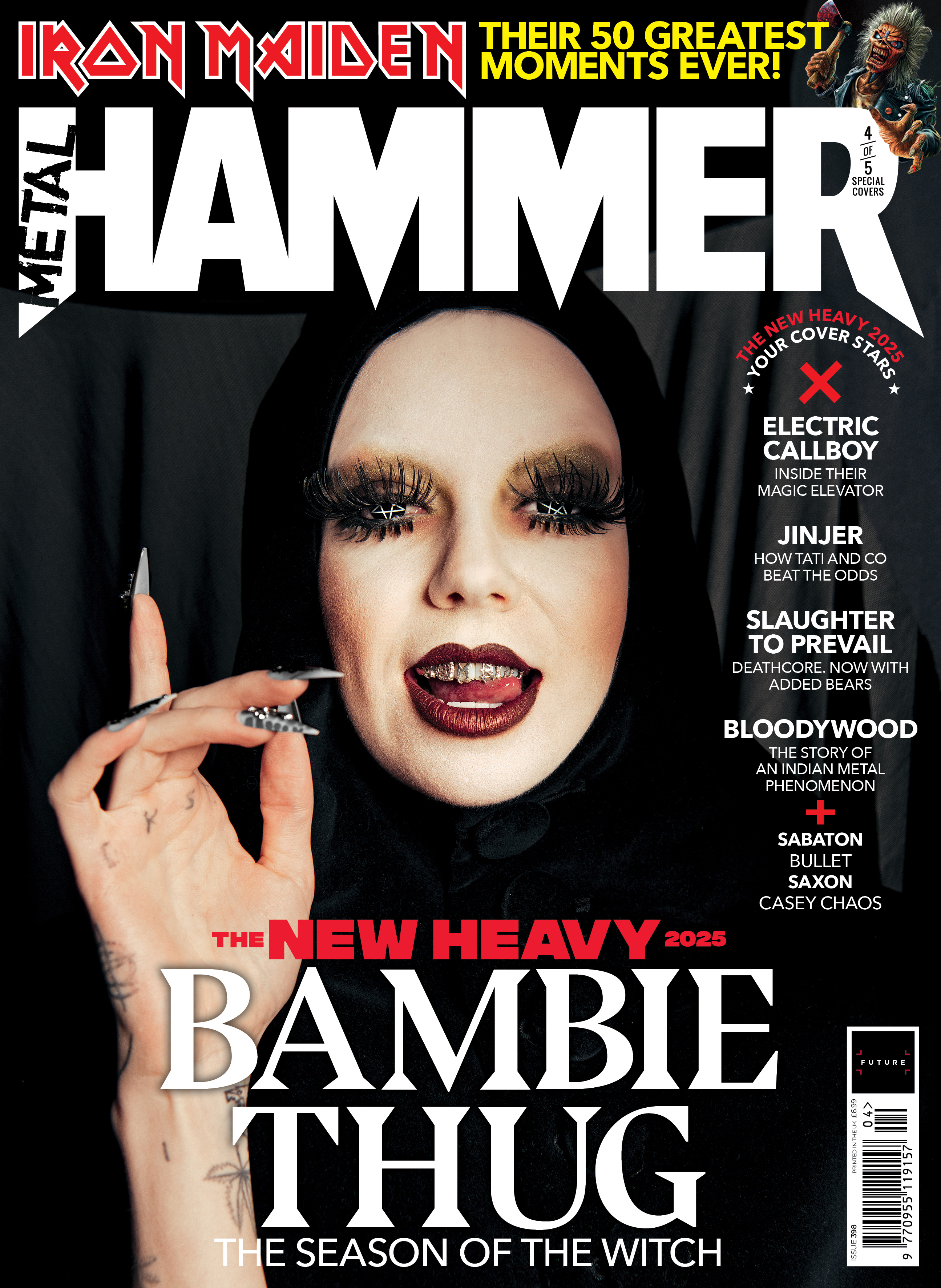 The new issue of Metal Hammer features FIVE cover to choose from ...