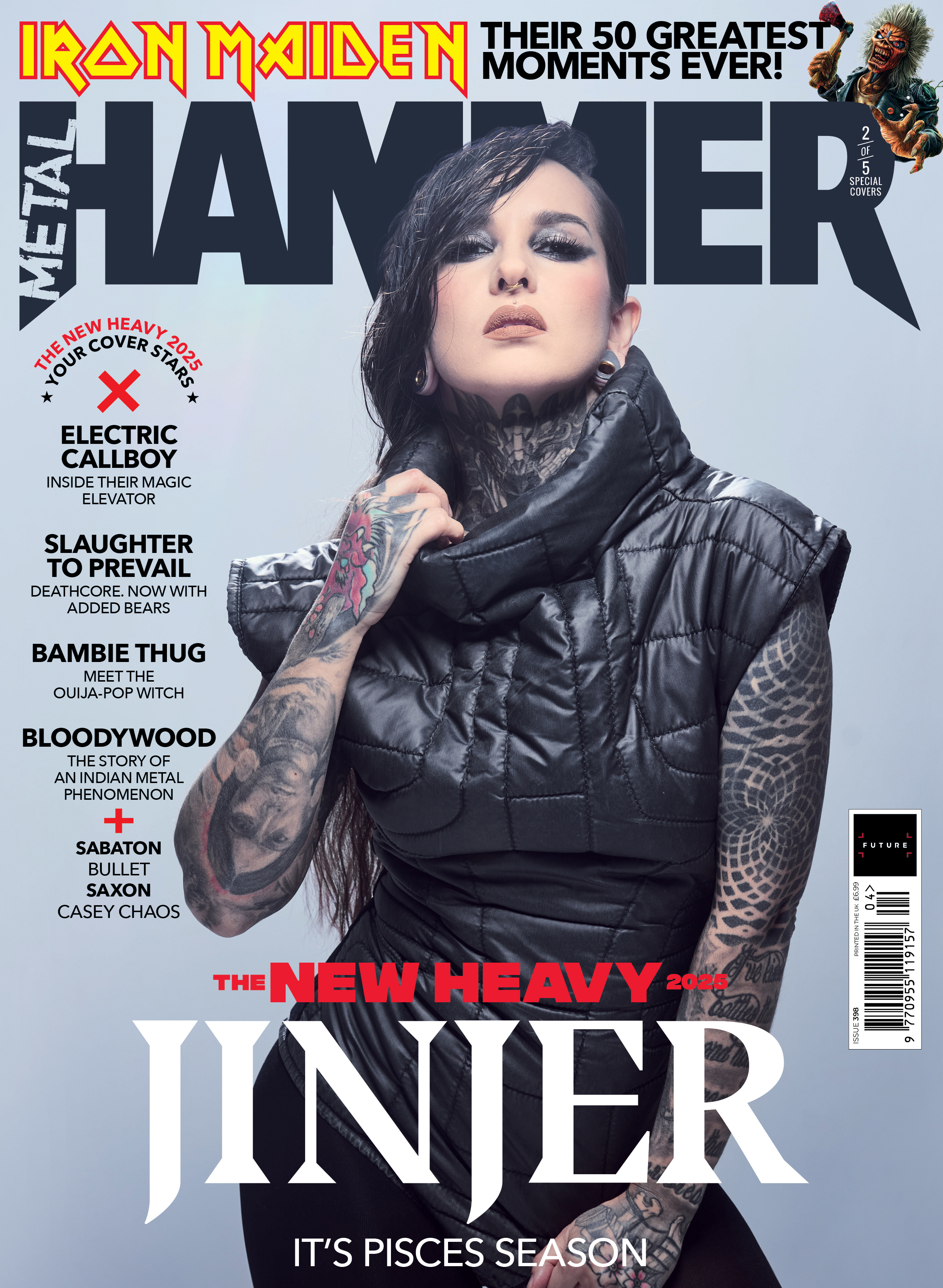 The new issue of Metal Hammer features FIVE cover to choose from ...