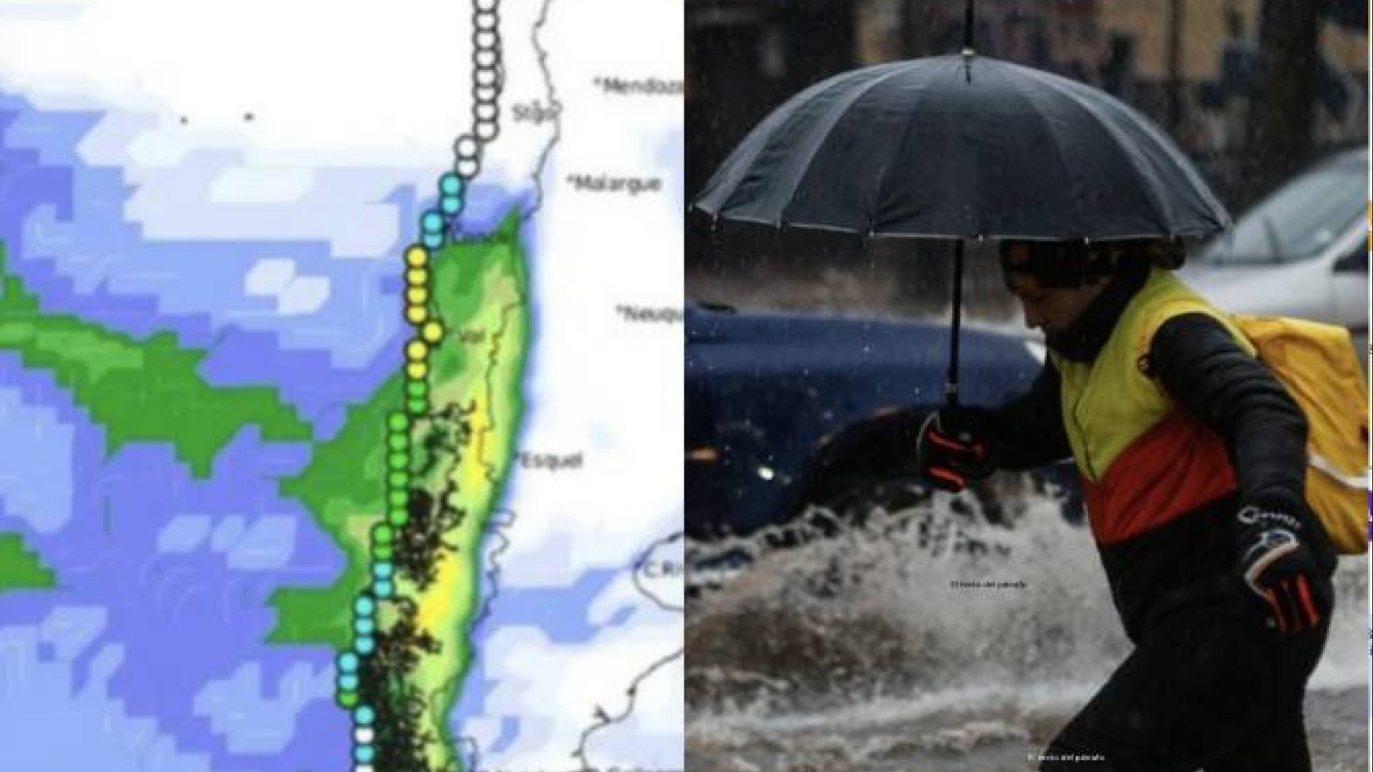 Anuncian primera gran lluvia del año en casi todo Chile: ¿cuándo ...
