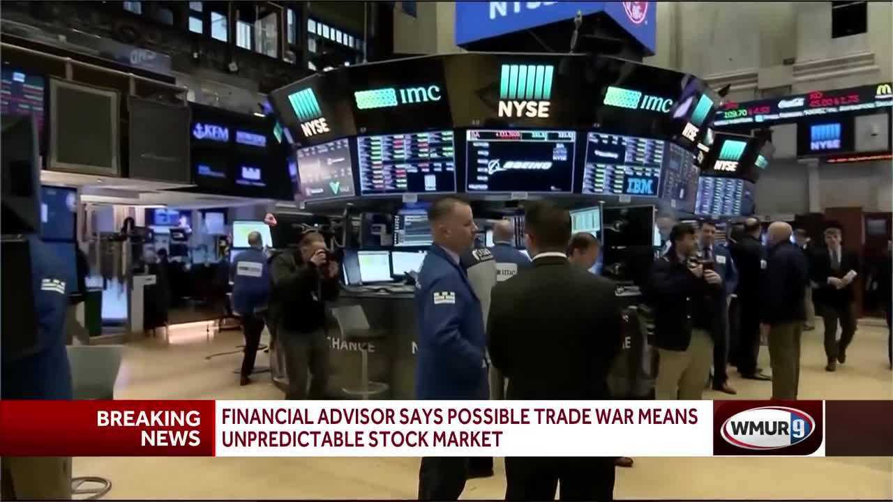 Possible trade war means unpredictable stock market, analyst says