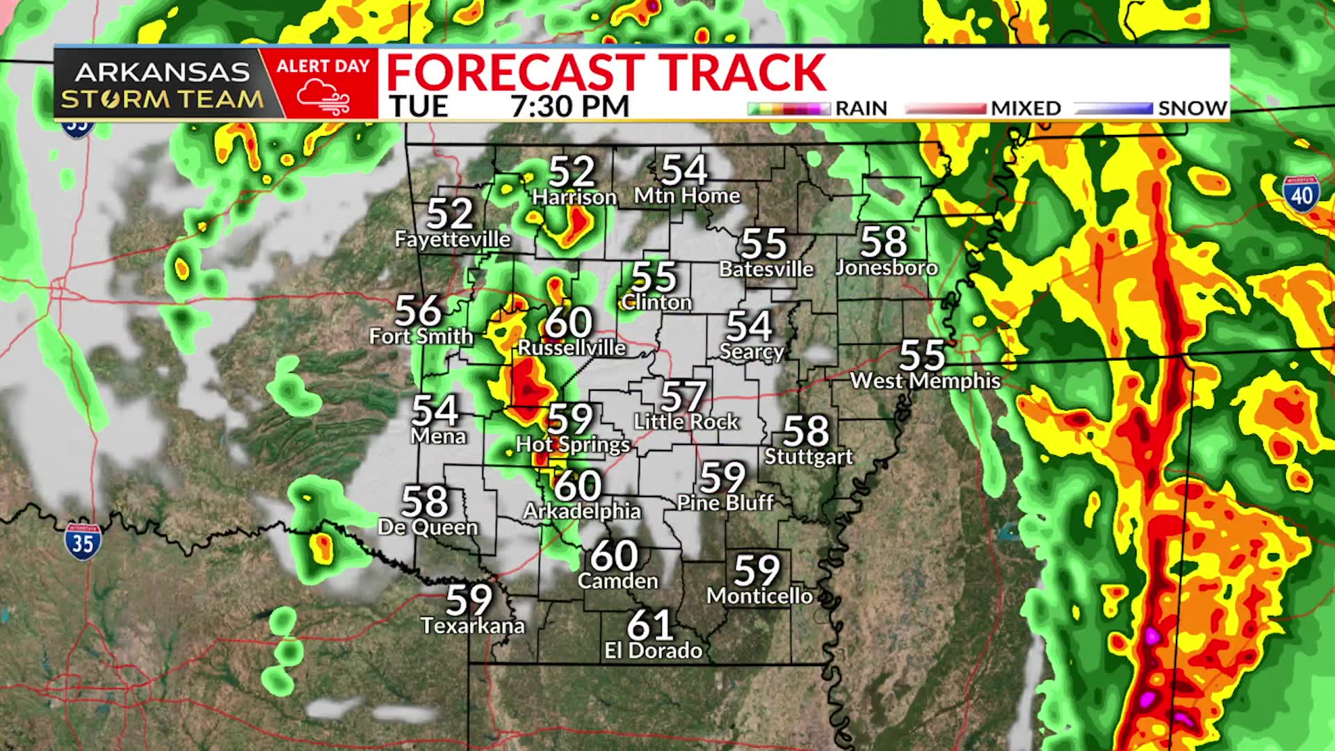 Arkansas Storm Team Forecast