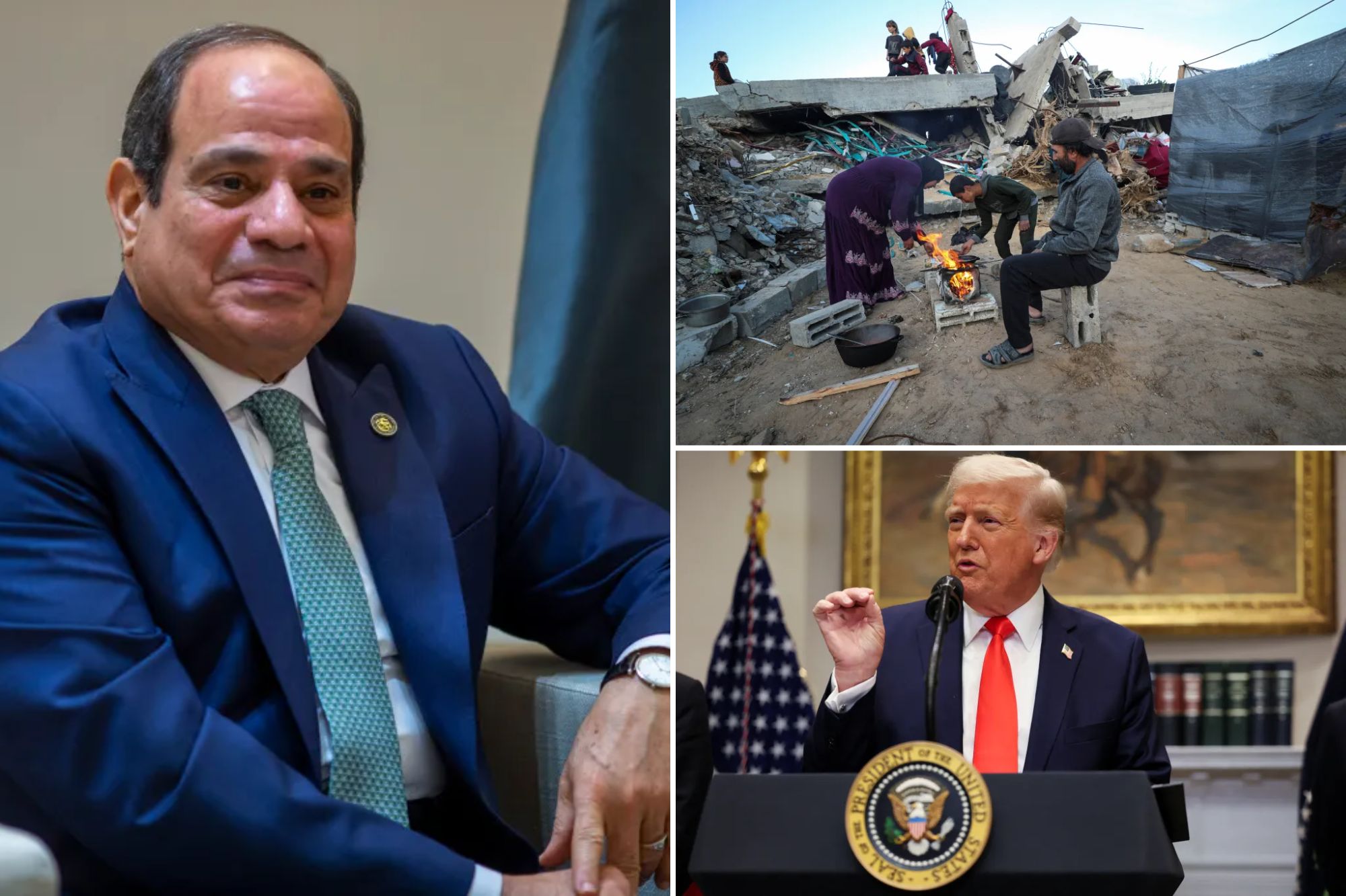 Egyptian president Sissi says he’s certain Trump can bring peace to the ...