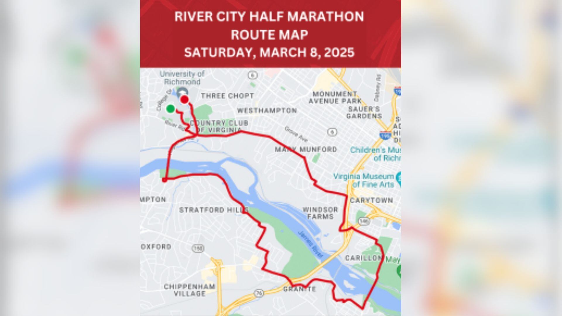 Road closures, no parking zones in effect for River City Half Marathon