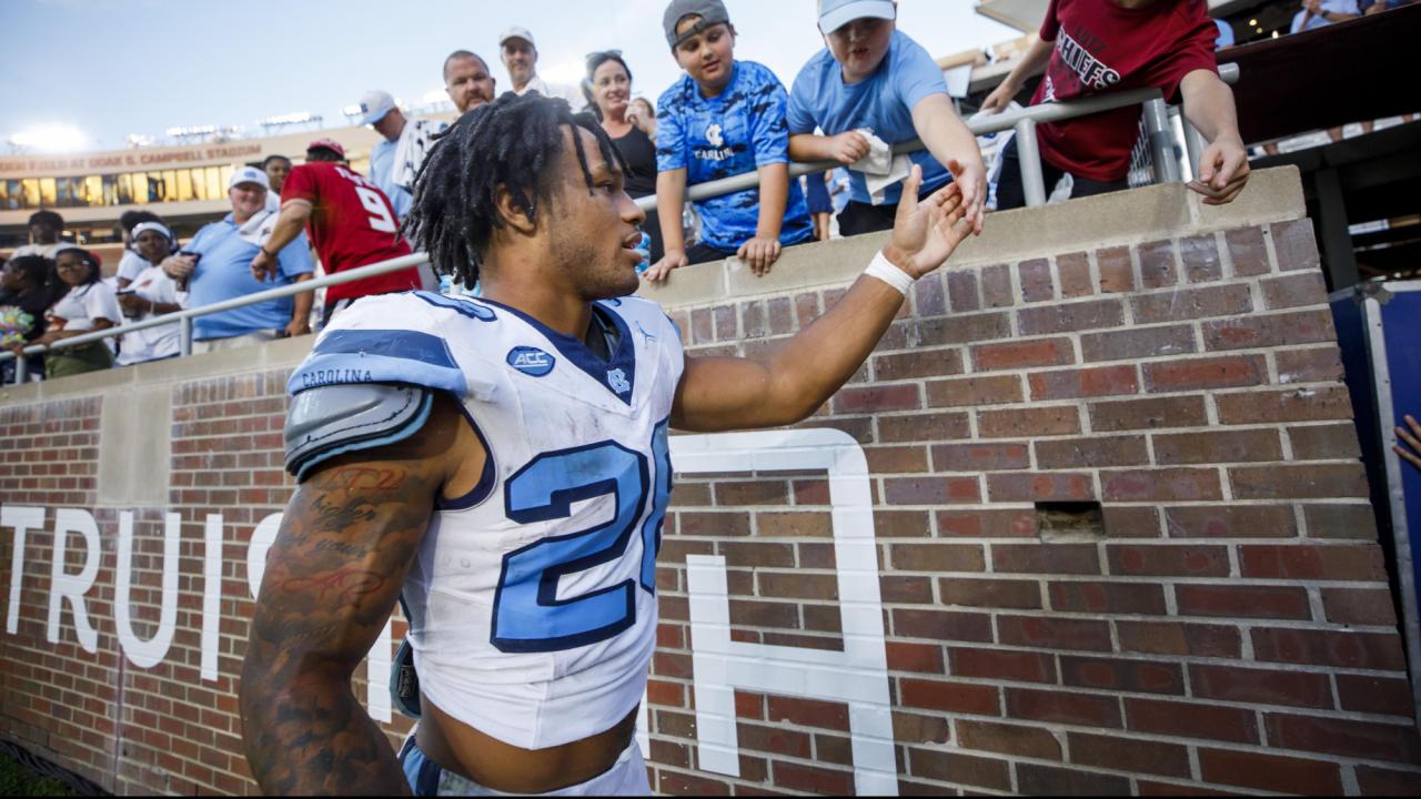 UNC RB Omarion Hampton shines at 2025 NFL Combine