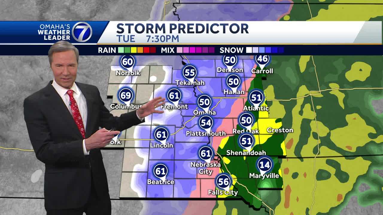 Timeline: Blizzard warning Tuesday into Wednesday