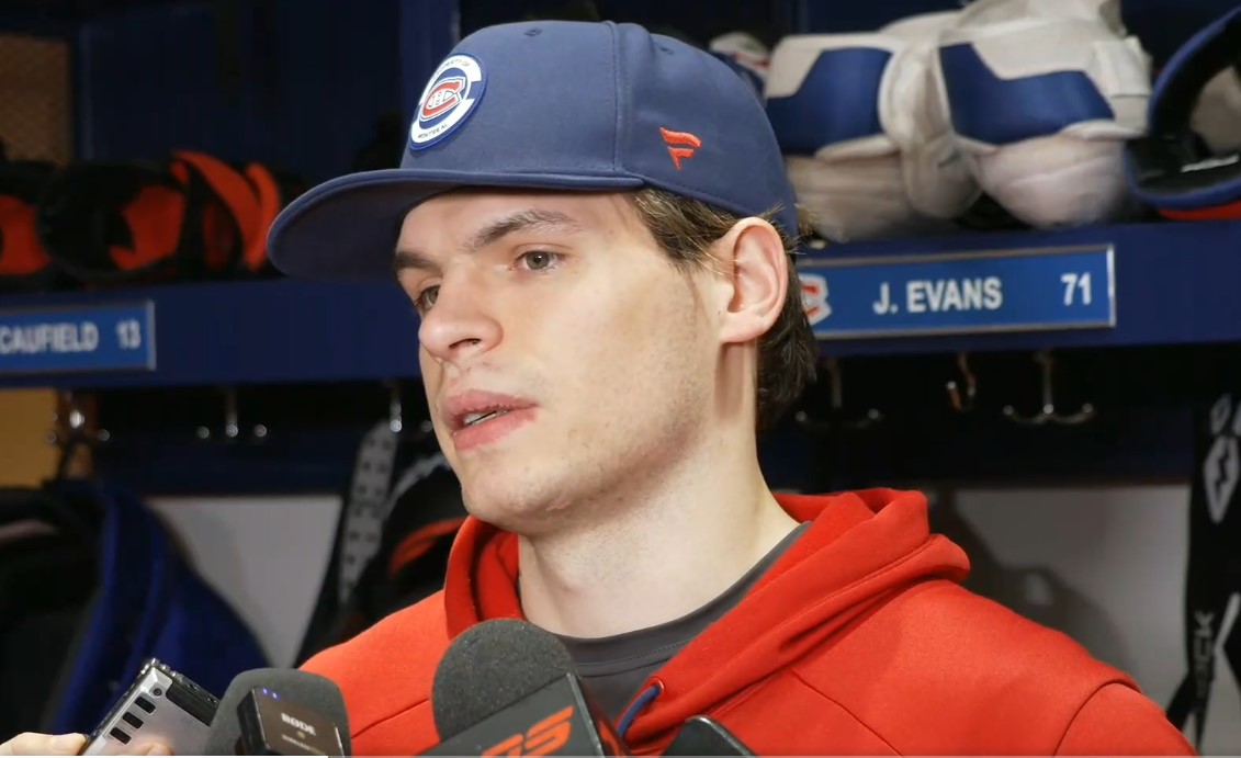 Jake Evans et le CH ne se seraient pas parlé pendant plusieurs semaines