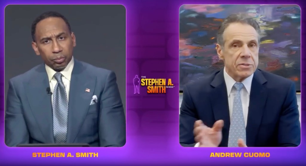 Andrew Cuomo blasts ‘defund the police’ during Stephen A. Smith interview – despite once calling ...