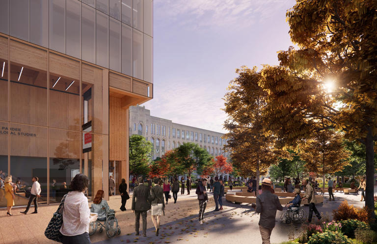 Diller Scofidio + Renfro designs "monolithic" mass-timber building for ...