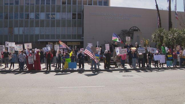 Liberty Bell and Tesla dealership see protests in 'March 4 Liberty ...