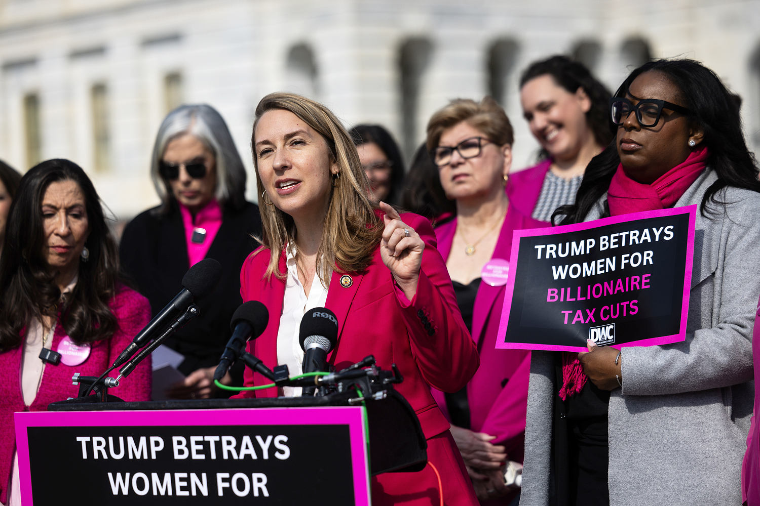 Trump won't care about these Democrats' silent pink protest — but it's ...