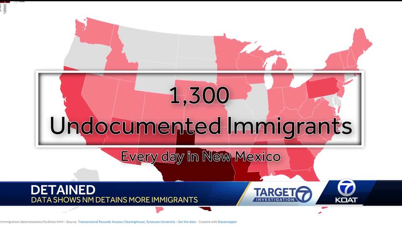 New Mexico’s immigration detention numbers steady despite national ...