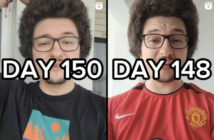 "맨유 5연승 할 때까지 머리 안 잘라!"→어느새 장발이 된 한 남자..."차라리 5연패가 쉽겠어"