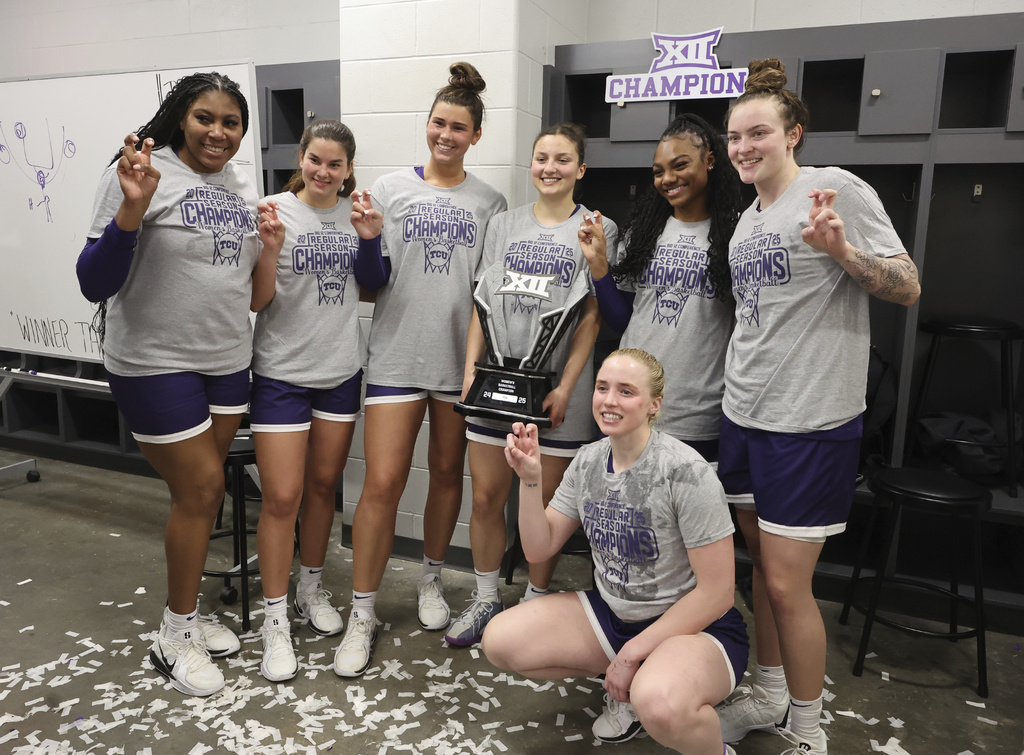 Regular-season Big 12 champ TCU out to make more history as conference ...