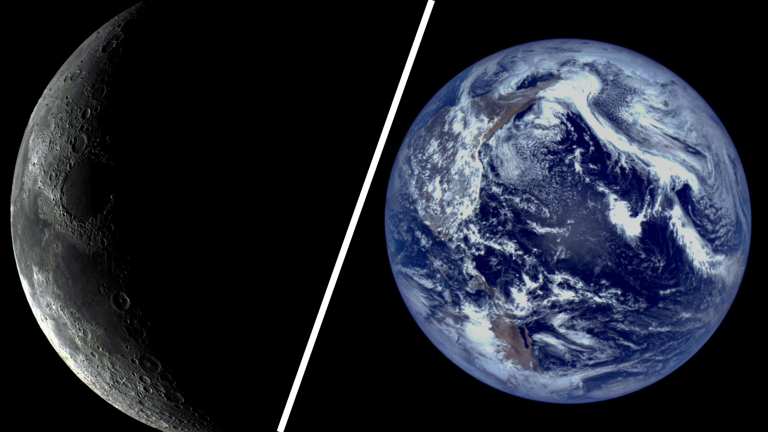 See Earth shine like a Blue Marble in this stunning photo by Japan's ...