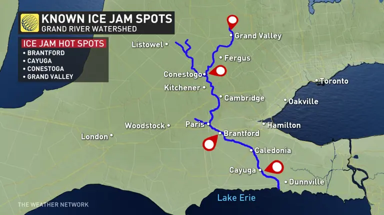 Melting ice and flood risk: How ice jams can endanger Canadian communities