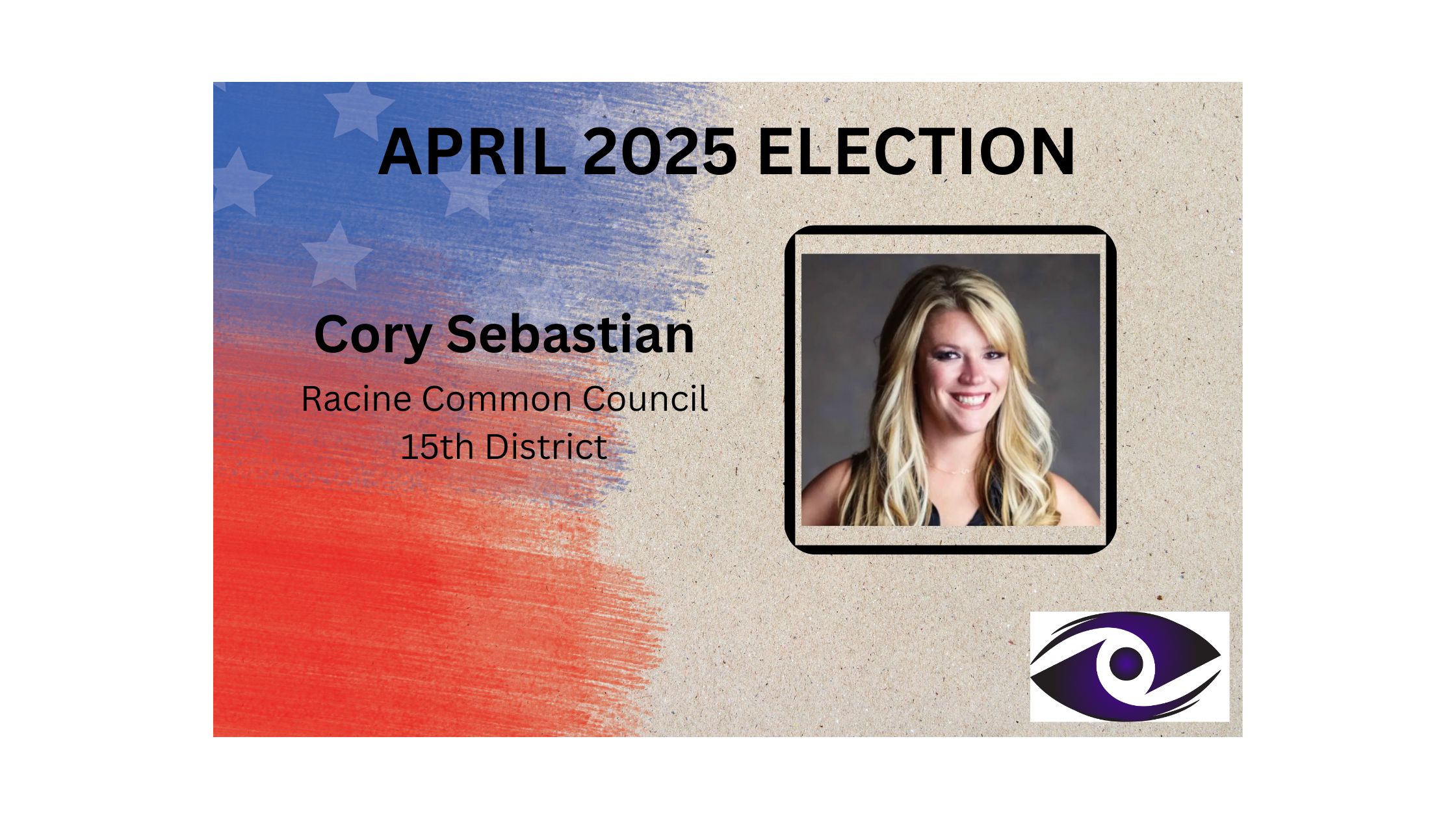 Cory Sebastian: Candidate for Racine Common Council, 15th District