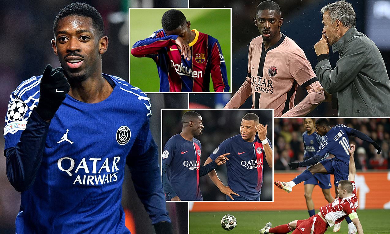 How Ousmane Dembele became the poster boy of a new-look PSG - the ex ...