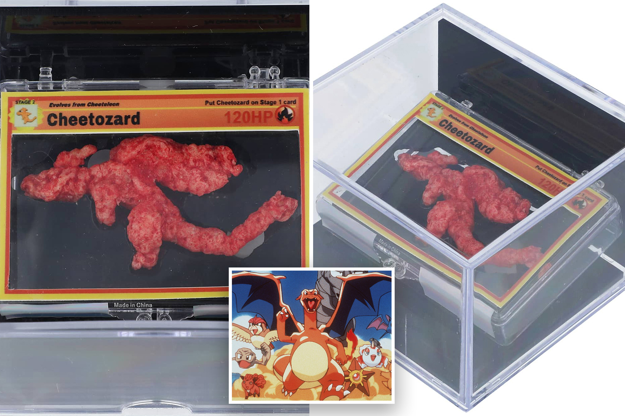 Pokémon-shaped Flamin’ Hot Cheeto ‘Cheetozard’ sells for staggering $88K