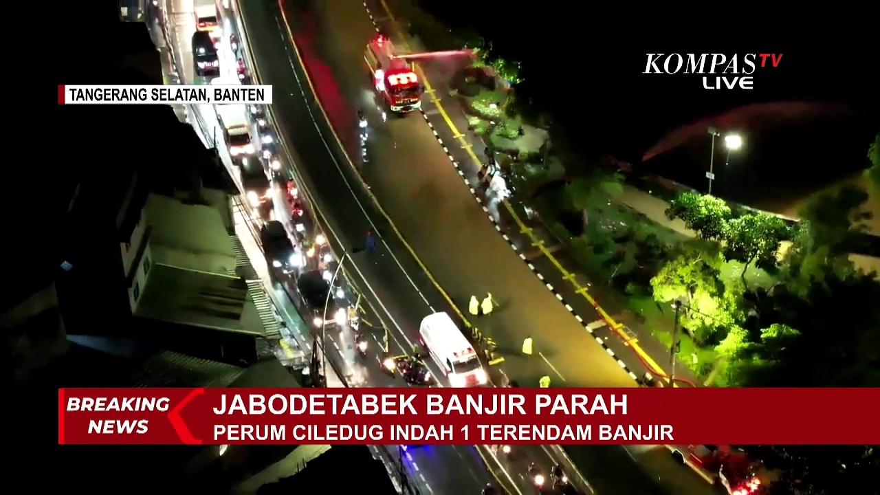 [FULL] Banjir di Perum Ciledug Indah Tangerang, Tanggul Jebol Hingga ...