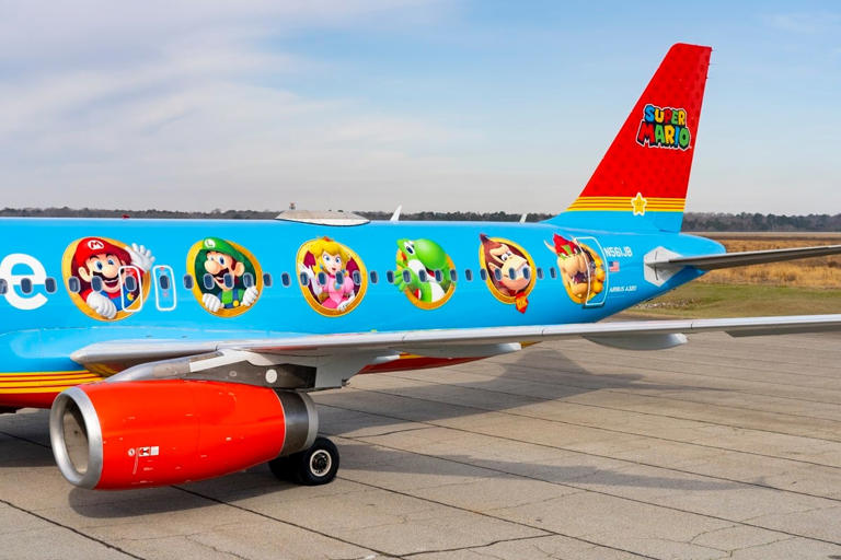 JetBlue unveils new Super Mario-themed plane: See it here