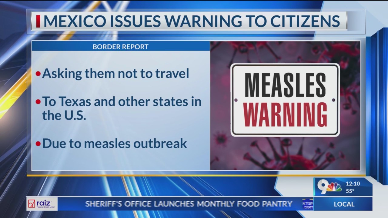 Mexico issues warning to citizens on measles outbreak