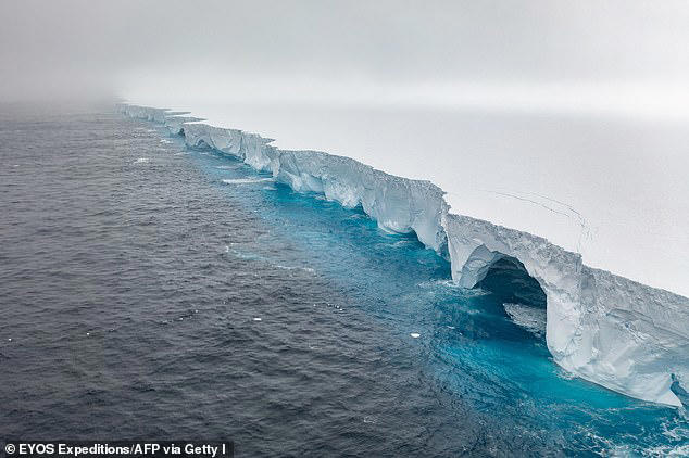 World's largest iceberg runs aground off remote British island